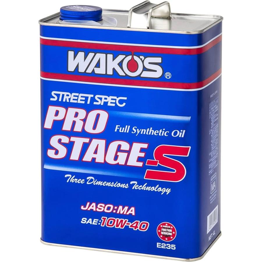 WAKOS WAKO'S ワコーズ プロステージS 10W-40 4L 缶 エンジンオイル PRO-S 40 : Global JDM Auto Yahoo!店 - 通販 - Yahoo!ショッピング