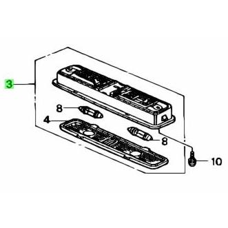 ★ ホンダ 純正 新品 EG# EJ EK シビック ルームドームマップライトランプ : Global JDM Auto Yahoo!店 - 通販 - Yahoo!ショッピング