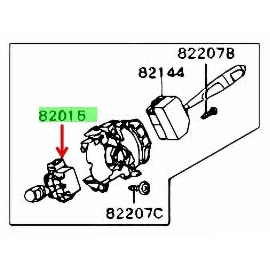 ★ 三菱 純正 新品 CN9A ランサーエボリューション ランエボ 4 5 6 ワイパースイッチ Wiper Switch : Global JDM Auto Yahoo!店 - 通販 ...
