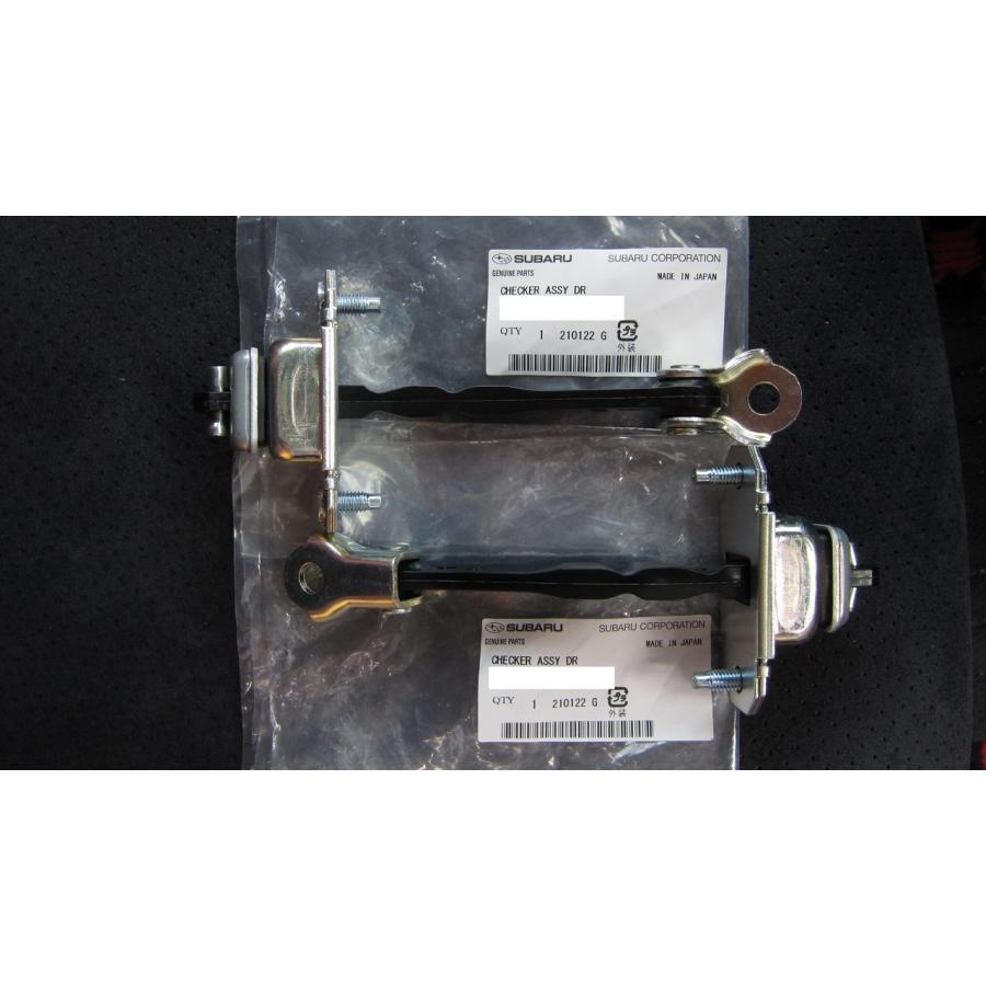 ★スバル純正新品★R1 RJ1 RJ2 ドアチェッカー 運転席側 助手席側 共通 左右2個セット door checker Set of 2 (left and right) SUBARU ...