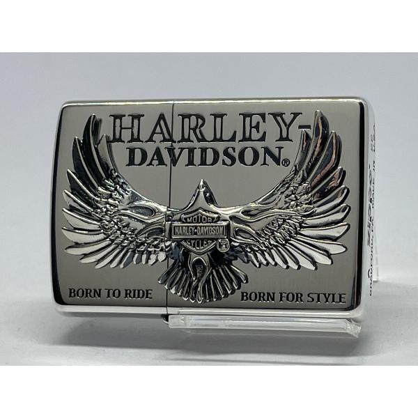 ZIPPO[ジッポー] HARLEY-DAVIDSON(ハーレーダビッドソン)フライング・イーグル 銀イブシ HDP-76 : hdp-76 : ソネット - 通販 - Yahoo!ショッピング