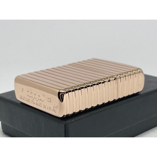 ZIPPO ZIPPO[ジッポー]4面連続加工 Horizontal Stripe ZP アーマー ホリゾンタルストライプ PG ピンクゴールド : ソネット - 通販 - Yahoo!ショッピング