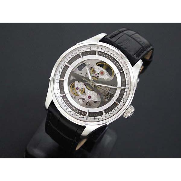 HAMILTON ハミルトン H42555751 ジャズマスター ビューマチック スケルトン ジェントメンズ 自動巻き腕時計 長期保証3年付 ...