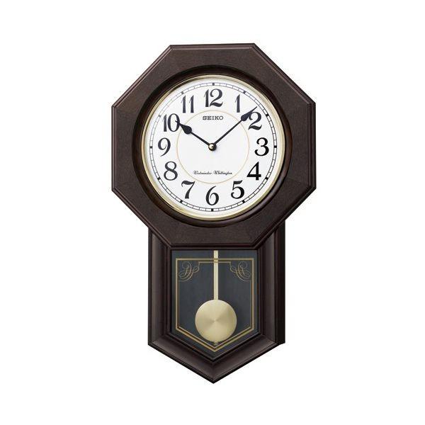 SEIKO セイコー クオーツ 掛け時計 RQ325B Chime ＆ Strike チャイム＆ストライク 振り子柱時計 掛時計 名入れ 送料 ...