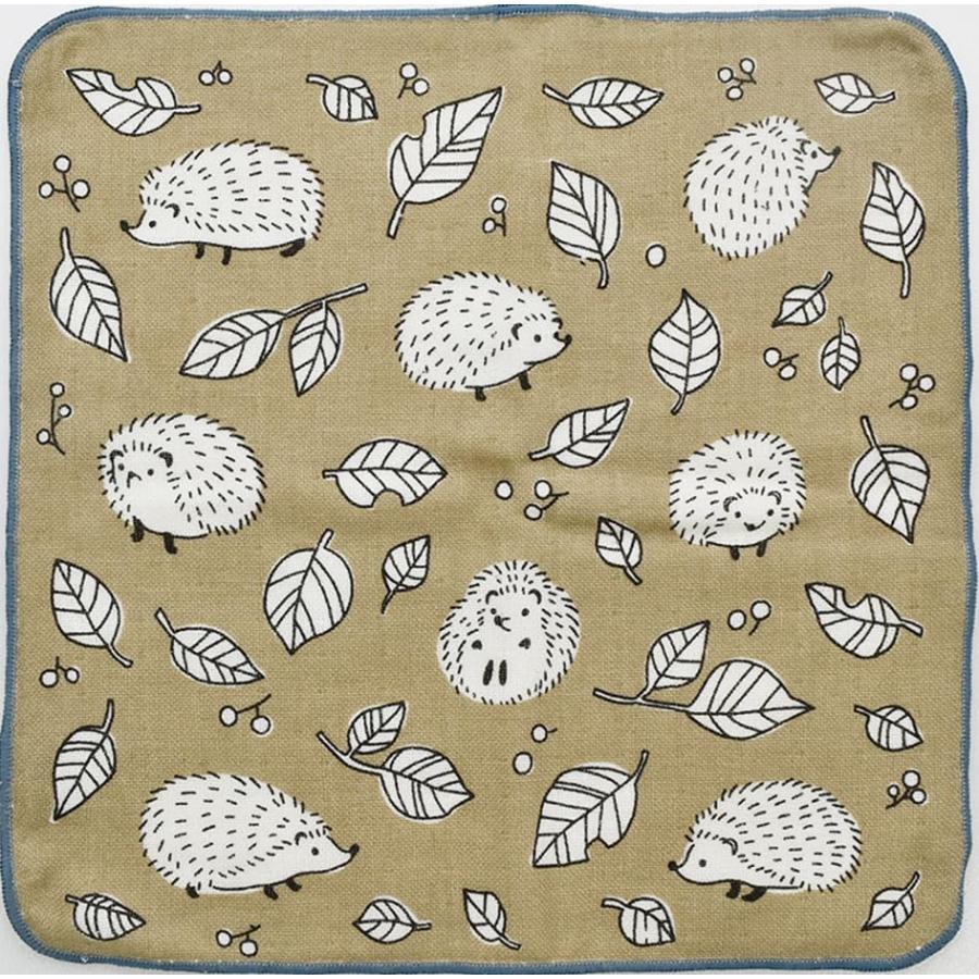 現代百貨 HUMMING タオルハンカチ ハリネズミ サイズ：約W25 D25 A491HA : sopo nokka - 通販 - Yahoo!ショッピング