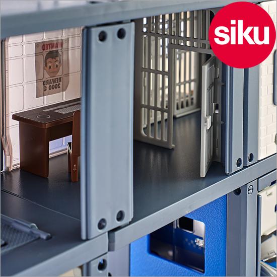 ボーネルンド Siku ジク 輸入ミニカー 5510 siku world ジクワールド 警察署 police station : ソプラノ ...