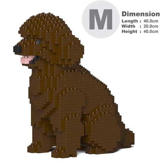JEKCA ジェッカブロック トイプードル 茶 03C-M05 Craftsman 立体パズル 組立パズル : ソプラノYahoo!店 - 通販 - Yahoo!ショッピング