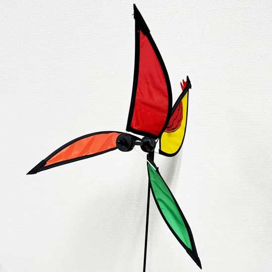 Didakites ウインドミル ルースター おんどり 鳥 ウインドスピナー 風車 かざぐるま ガーデニング ベルギー製 : ソプラノ ...