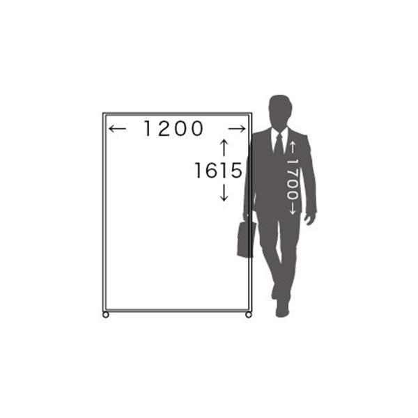 LPスクリーン W1200×D420×H1615 パーティション ローパーティション 間仕切り 衝立 キャスター付き パネル トーカイ ...