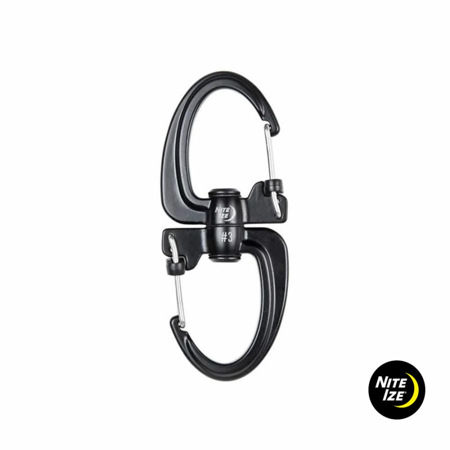 NITE IZE ナイトアイズ カラビナ キーホルダー メンズ レディース NITEIZE S-BINER 360 SLIDELOCK CARABINER #3 エスビナー360スライドロック ...