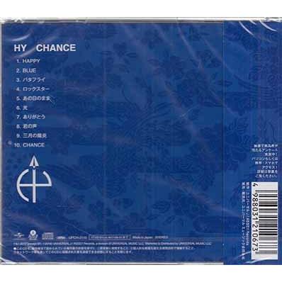 ユニバーサルミュージック CHANCE ／ HY (CD) : 映画&DVD&ブルーレイならSORA - 通販 - Yahoo!ショッピング