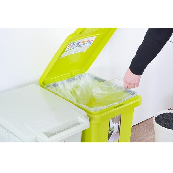 2個セット ごみ箱 ゴミ箱 45リットル 角型ペール コンテナスタイル CS3-45（3色） トラッシュカン ゴミ箱 45l ゴミ箱 45リットル おしゃれ ふた付き室内 屋外 :am ...