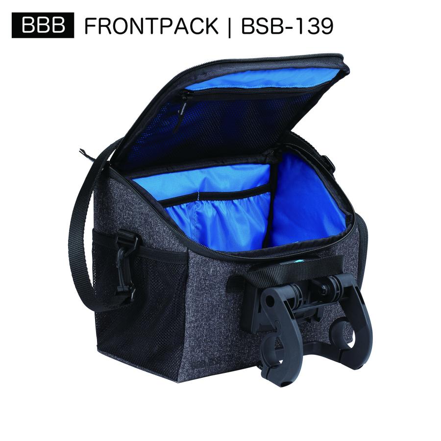 BBB アウトレット品 (BBB)ビービービー FRONTPACK BSB-139 グレー013203 : 双鈴自転車店 - 通販 - Yahoo!ショッピング