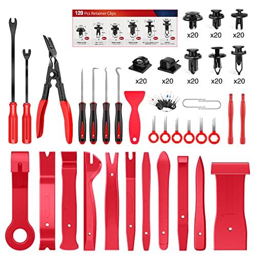 Nilight 200 Pcs Trim Removal Tool、Auto Push Pin Bumper Retainer Clip ...