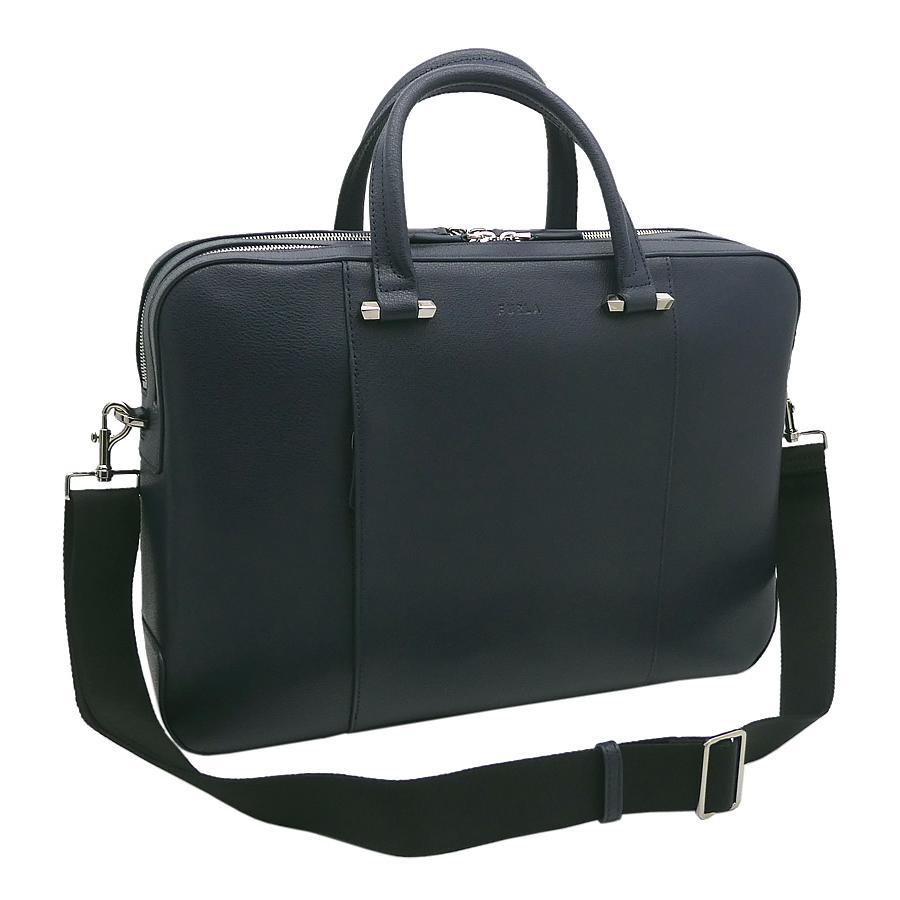 FURLA フルラ Furla Man Zefiro ブリーフケース L MEDITERRANEO ダークブルー MB00117_AX0732_1057_2676S ゼフィロ 2WAY ...
