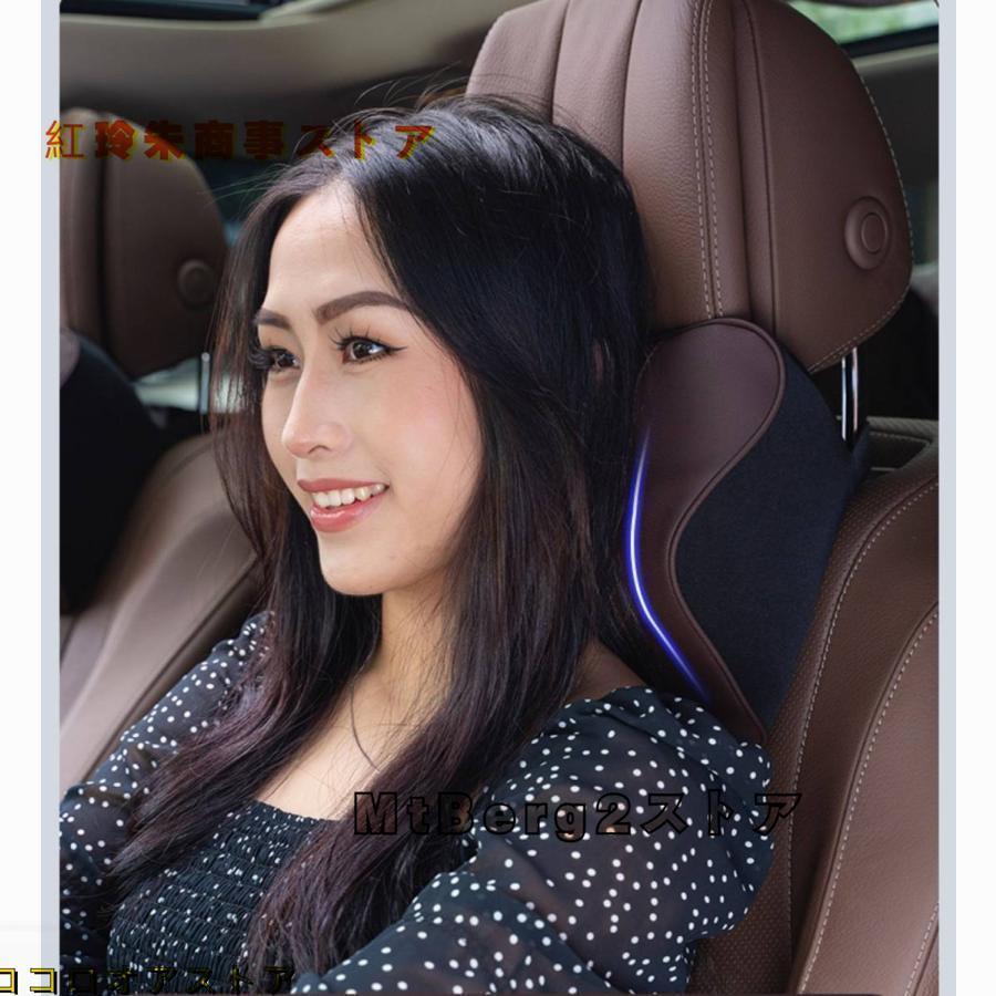 レクサス LEXUS 専用 車用記憶 通気性弾性 ネックパッド レザー 首 ネック 2個 IS LS RX NX CT LC RC GS LX UX ES HS 4色選択可 ...