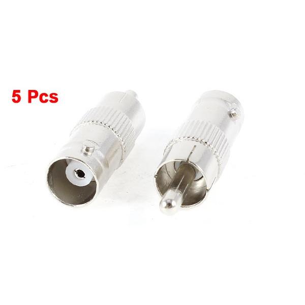 uxcell BNCコネクタ BNC-RCAコネクタ BNCメス-RCAオス AVストレートアダプタコネクタ シルバートーン 5個セット : ソウテン2号店 - 通販 - Yahoo!ショッピング