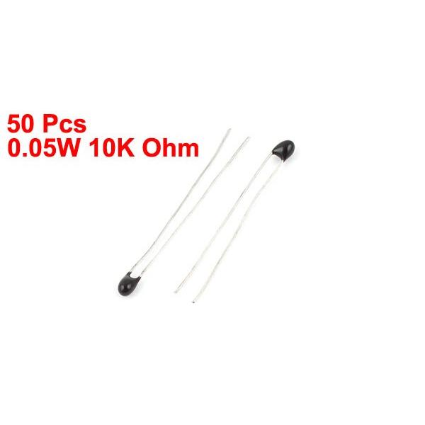 uxcell サーミスタ抵抗器 抵抗器 10KΩ 0.05W 3435B NTC MF52-103タイプ 50本入 : a14092200ux0209 : ソウテン2号店 - 通販 ...