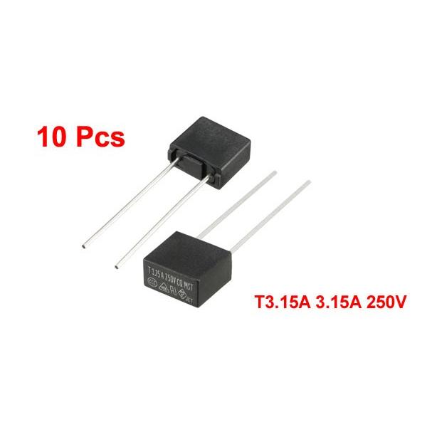 uxcell マイクロヒューズ DIPマウント ブラック T3.15A 3.15A 250V 10個入 : ソウテン2号店 - 通販 - Yahoo!ショッピング