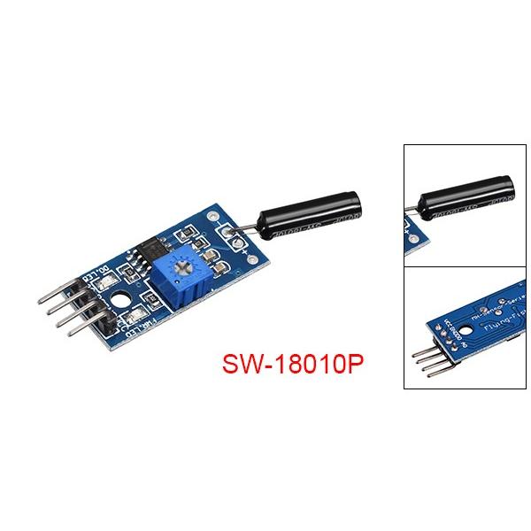 uxcell 振動センサー 高感度 振動スイッチ センサー モジュール SW-18010P 警報センサー モジュール ...