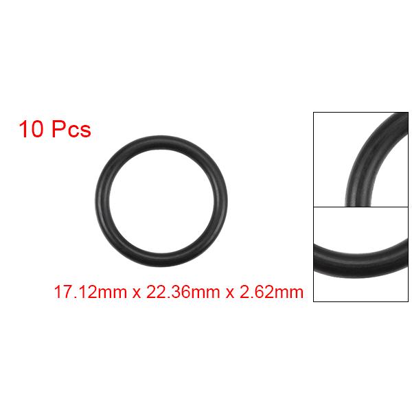uxcell Oリングニトリルゴム 1.24mm-17.12mm内径 2.62mm幅 10個 17.12mmx22.36mmx2.62mm : a19062900ux0468 : ソウテン2号 ...