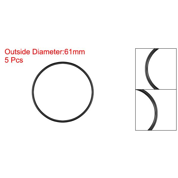 uxcell Oリングニトリルゴム 1.2mm-64.2mm内径 2.4mm幅 シールガスケット 5個 56.2mmx61mmx2.4mm : ソウテン2号店 - 通販 - Yahoo!ショッピング