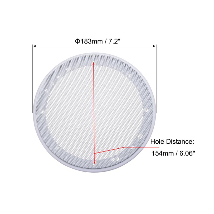 uxcell スピーカーグリルカバー メッシュ装飾 サークルサブウーファーガードプロテクター 183 mm ホワイト : ソウテン2号店 - 通販 - Yahoo!ショッピング
