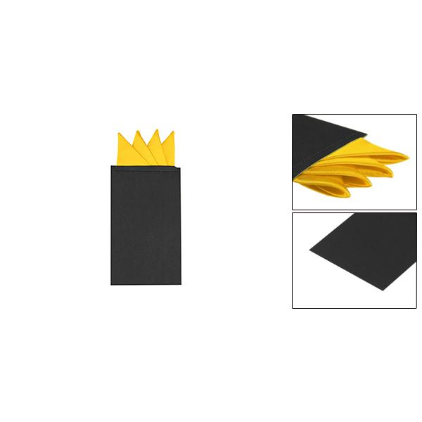 uxcell Allegra K ポケットチーフ ハンカチ 折りたたみ 無地 パーティー 結婚式 メンズ トライアングル イエロー Free Size : ソウテン2号店 - 通販 ...