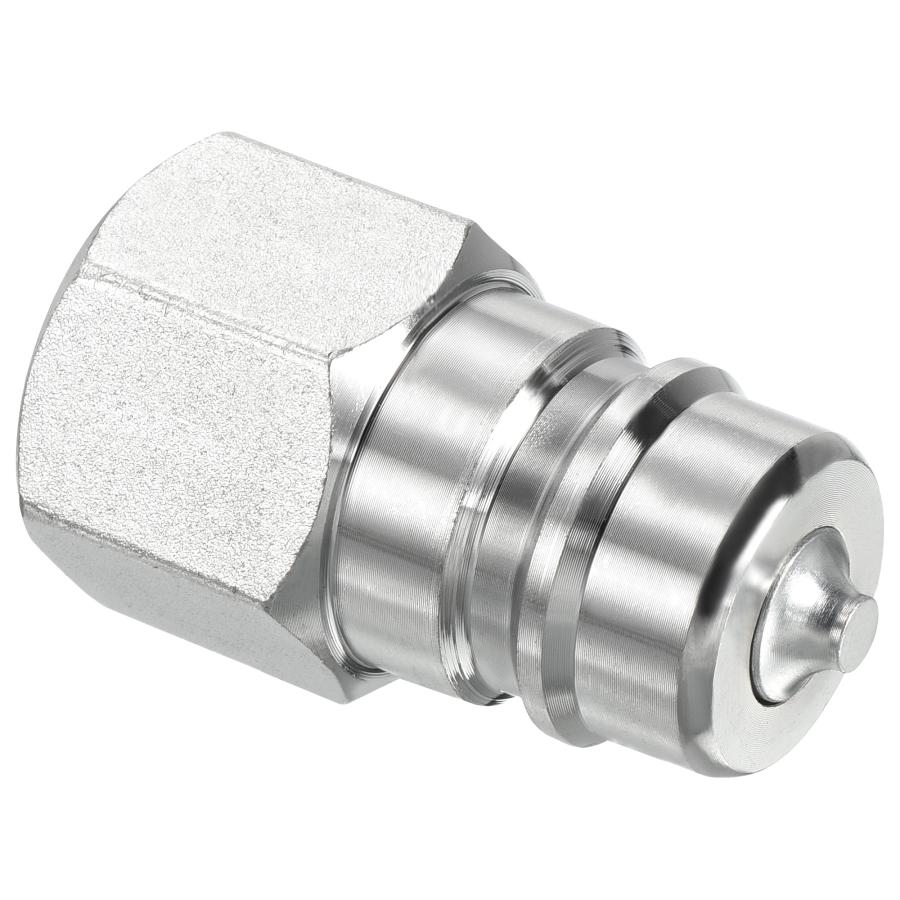 uxcell PATIKIL 油圧式クイックコネクトカプラー 1個 炭素鋼 G1/2メス 外径21.6mm 管継手 建設 農業用 シルバー : ソウテン2号店 - 通販 - Yahoo!ショッピング