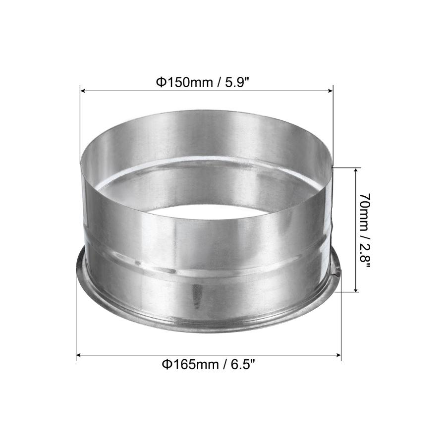 uxcell PATIKIL 150mm ダクト接続 金属フランジ継手 ダクト気密カップリング ベント延長 暖房 冷房 換気 HVACシステム用 : ソウテン2号店 - 通販 - Yahoo ...
