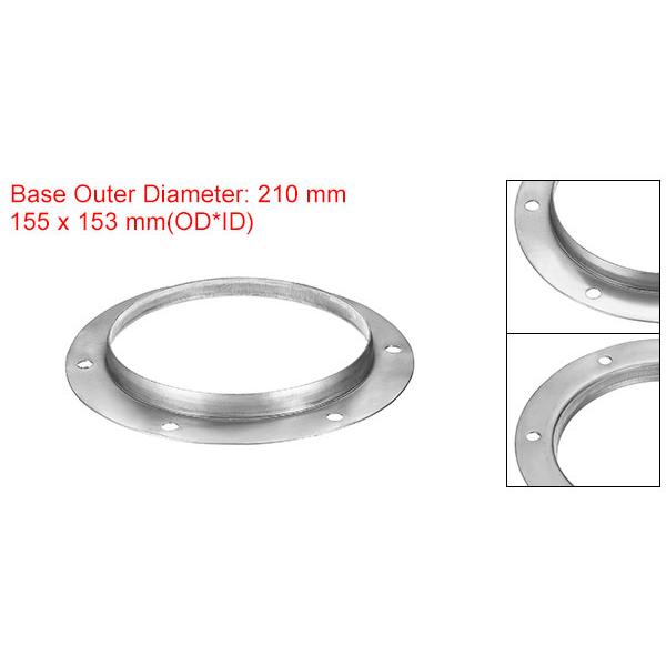 uxcell PATIKIL 150mm ダクト接続フランジ 直管排気フランジ ステンレスダクト取付板 暖房 冷房 換気 HVACシステム用 :a22082400ux0107:ソウテン2号店 ...