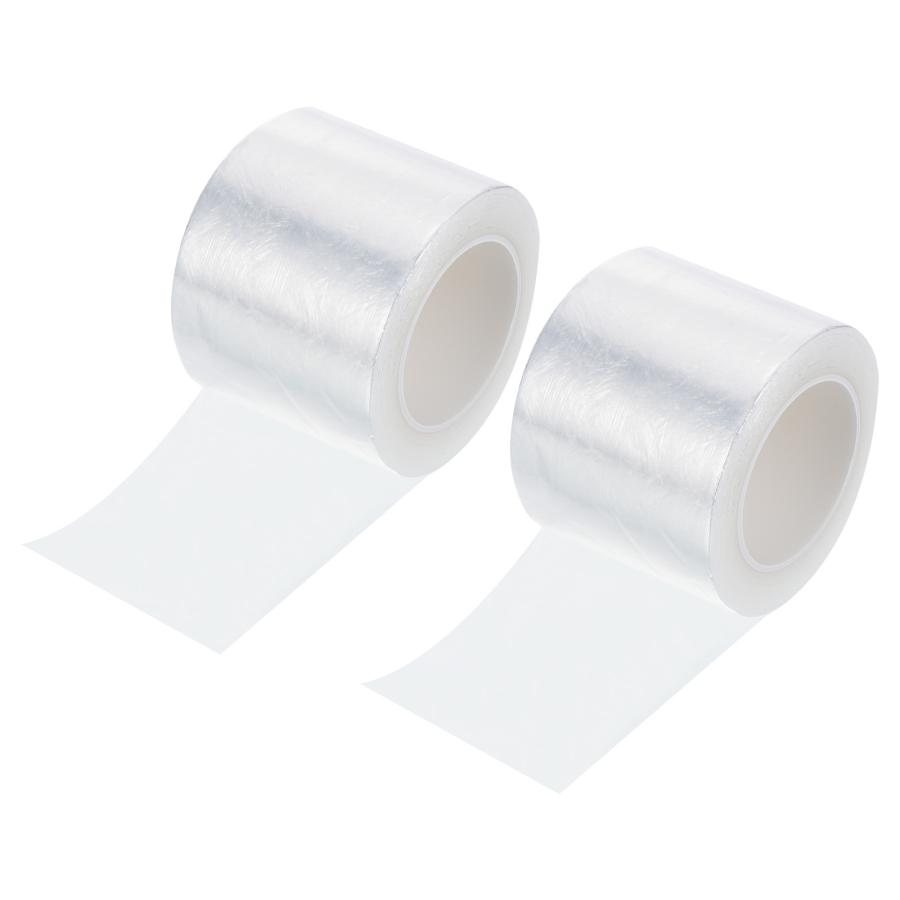 PATIKIL 70 Mx4.2cm バドミントングリップクッションラップ 2個 PE ハンドル滑り止めクッションアクセサリー クリア : a22112100ux0057 : ソウテン2号店 ...