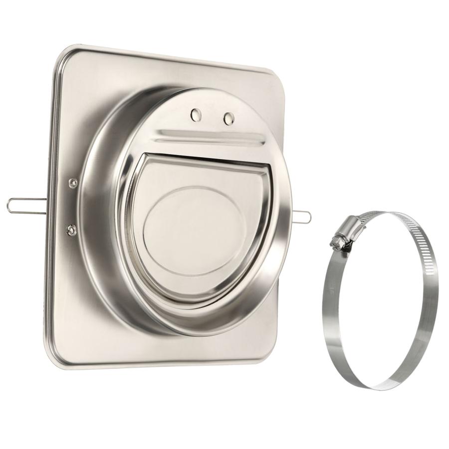 uxcell PATIKIL 150mm バックドラフトダンパー ダクト用ホースクランプ付き 1セット入り ステンレス鋼 キッチン バスルーム用 : ソウテン2号店 - 通販 - Yahoo ...