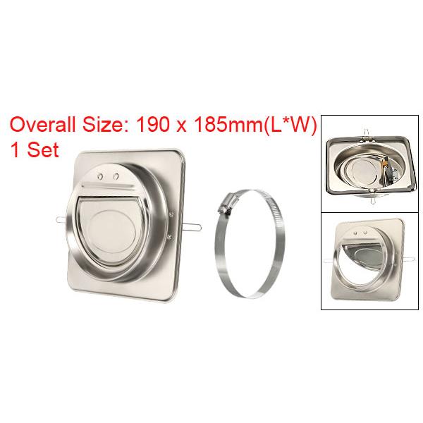 uxcell PATIKIL 150mm バックドラフトダンパー ダクト用ホースクランプ付き 1セット入り ステンレス鋼 キッチン バスルーム用 : ソウテン2号店 - 通販 - Yahoo ...