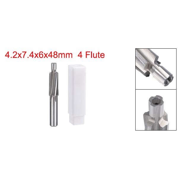 uxcell カウンターボアエンドミル HSSAL 4フルート 4x7.4mm カウンターボアエンドミル 1個入り : a18103100ux0351 : ソウテン3号店 - 通販 ...