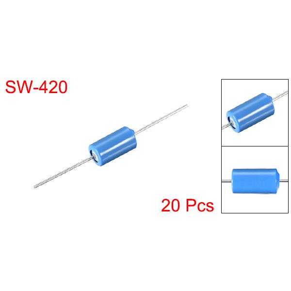 uxcell 振動スイッチ 電子振動センサー SW-420シェイクスイッチ 12V 10M ohm ストレートピン 20個入り ...