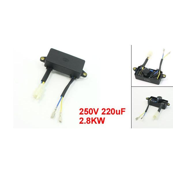 uxcell 発電機レギュレータ コンデンサーワイヤー付き 250V 220uF 2.8KW ブラック : a13072500ux0871 : ソウテン - 通販 - Yahoo!ショッピング