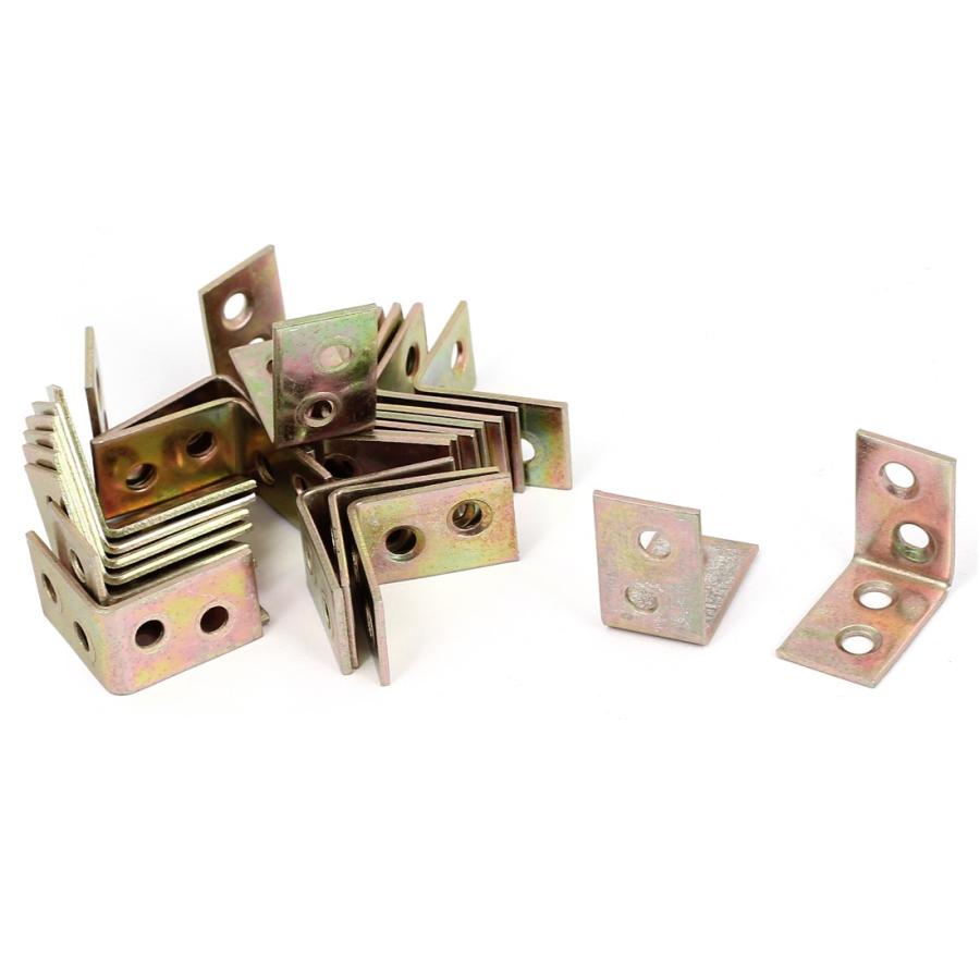 uxcell アングルブラケット 90度 L形状設計 メタル製 25mmx25mm 36個入 36個入 :a15073000ux0599:ソウ ...