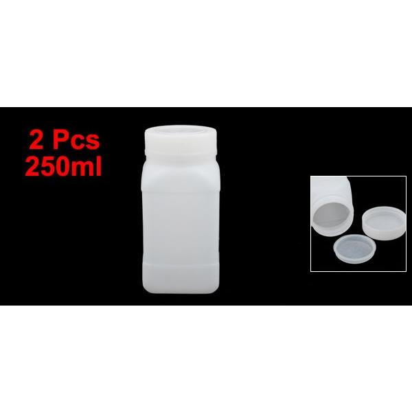 uxcell HDPEワイドマウスボトル シールボトル 容量250ml プラスチック ホワイト 2枚入り : a16090100ux0337 : ソウテン - 通販 - Yahoo!ショッピング