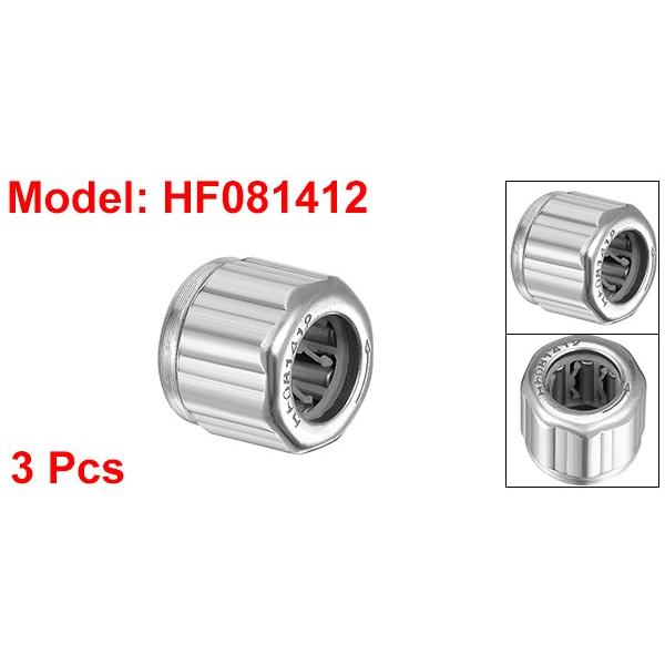 uxcell HF081412ニードルローラーベアリング 針状ころ軸受 ワンウェイベアリング 8x14mmx12mm 3個入り : ソウテン ...