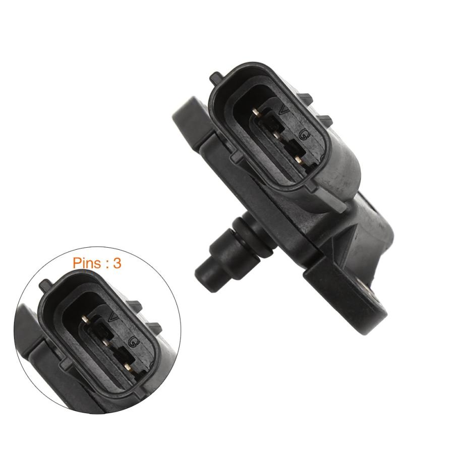 uxcell マニホールド絶対圧インテークエアセンサー 18590-79F00 マニホールド 圧力 吸入 エア MAPセンサー 鈴木 トヨタ ...