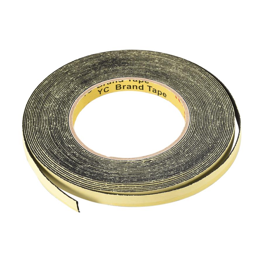 uxcell スポンジテープ 長さ10m 幅10mm 厚さ1mm EVA片面シーリングフォームテープ ブラック : ソウテン - 通販 - Yahoo!ショッピング