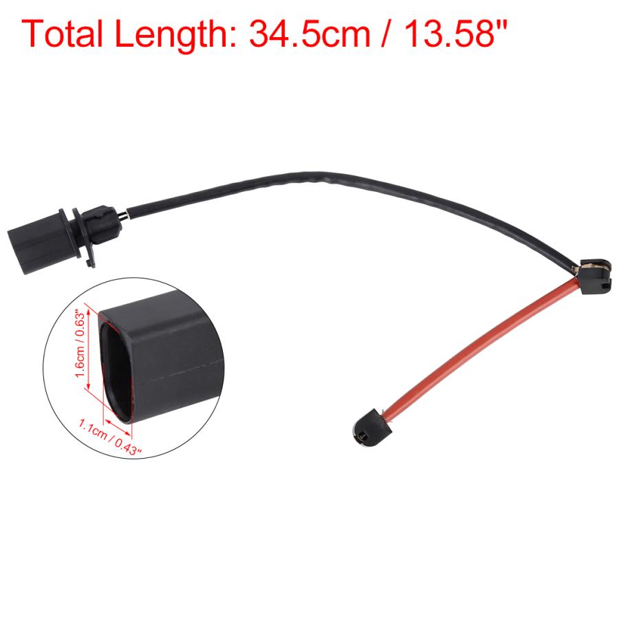 X AUTOHAUX フロント左ブレーキパッド電子センサー 8R0615121A ブレーキパッドインジケーター 2015-2016 Q5 ...