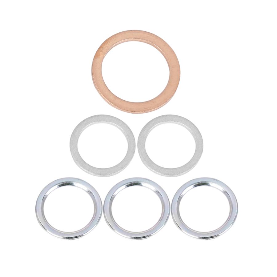 X AUTOHAUX オイルドレンプラグガスケット オイルドレンフィッティング Toyota用 12157-10010用 90430 ...