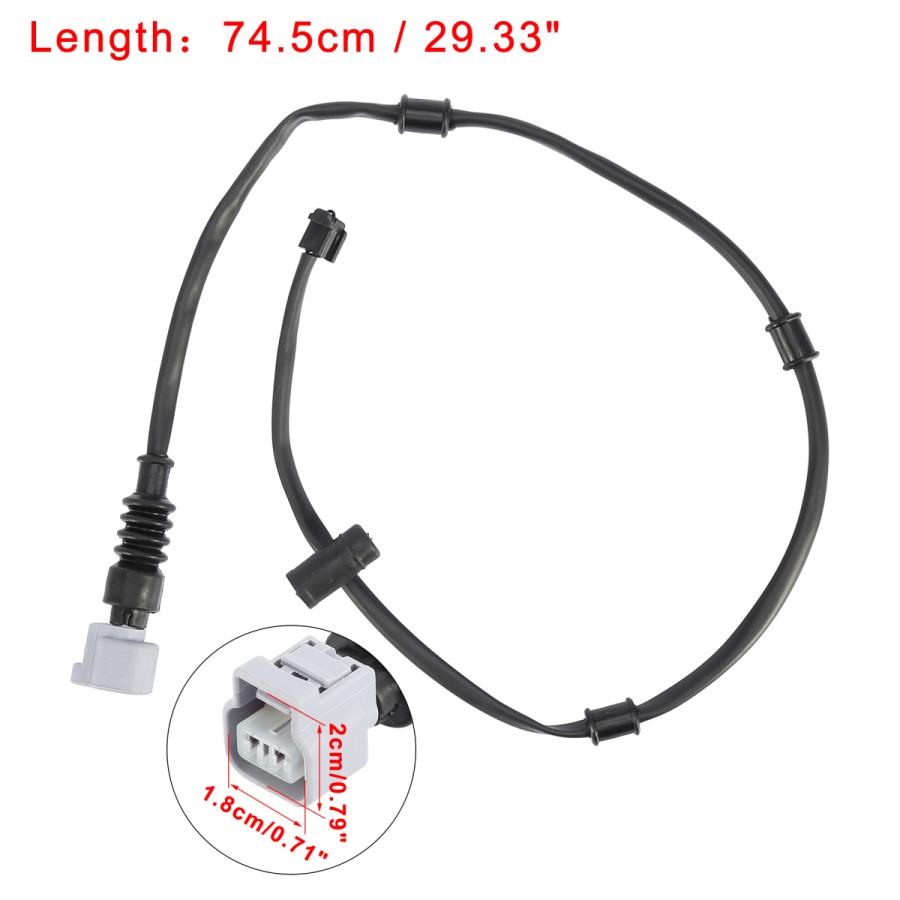 X AUTOHAUX 車のリアブレーキパッド摩耗センサー 2ピン Lexus用 LS460 2009-2016用 47770-50100 2個 ...