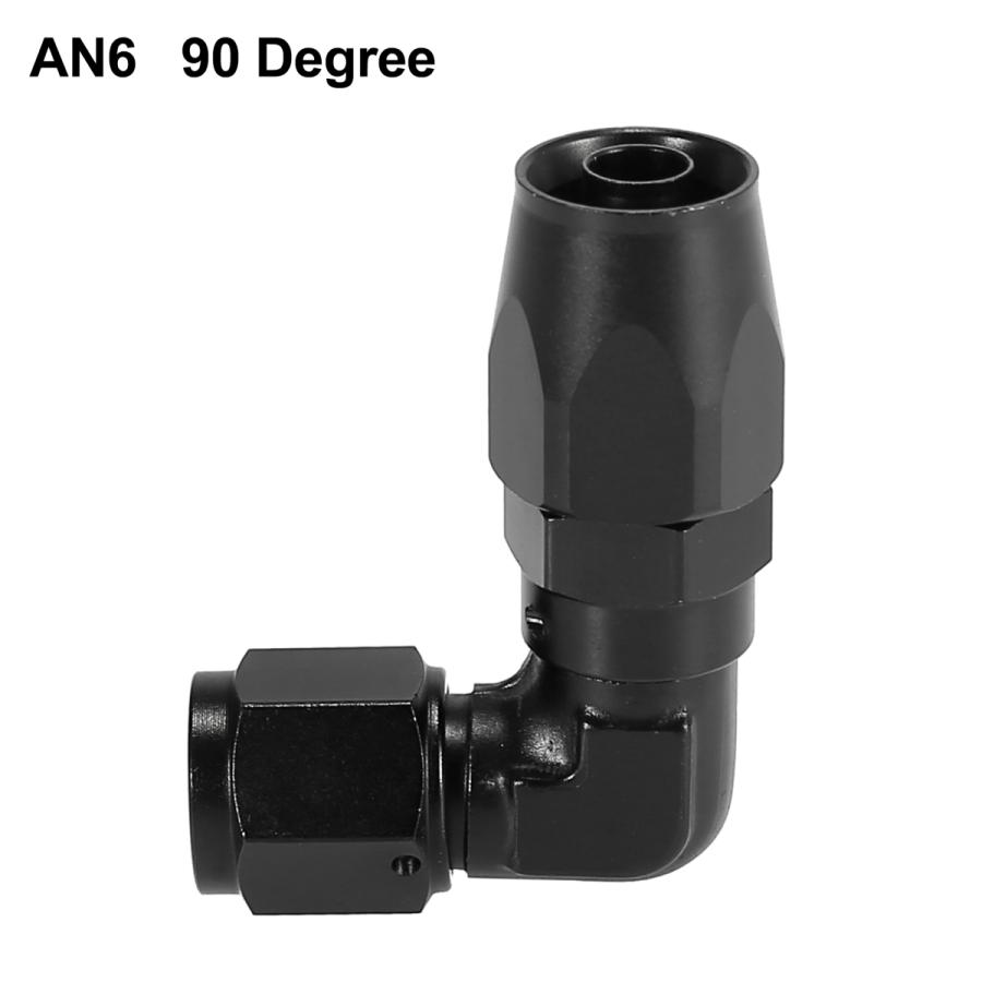 X AUTOHAUX ホースエンドフィッティング AN6 90°メススイベルカプラー 90°ホース 連合 6061アルミニウム合金 燃料ライン 自動車 : ソウテン - 通販 - Yahoo ...