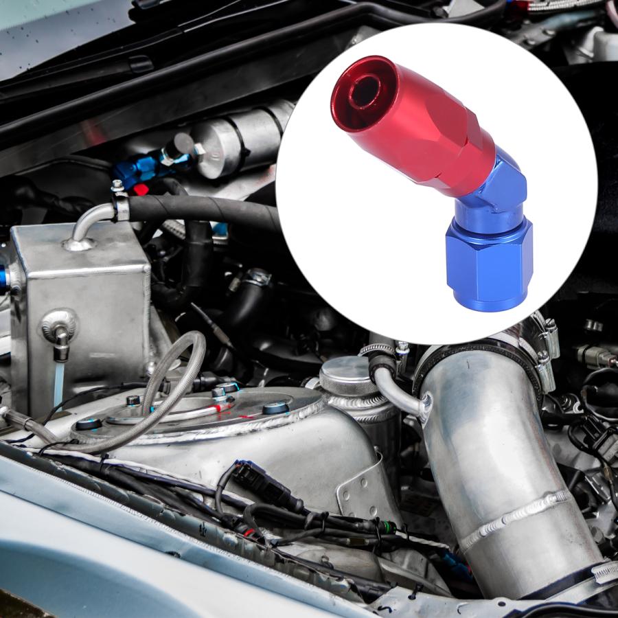 X AUTOHAUX ホースエンドフィッティング 車燃料ラインオイル 45度ホースユニオン 45度メススイベルカプラー 6061アルミニウム合金AN6 : ソウテン - 通販 - Yahoo ...