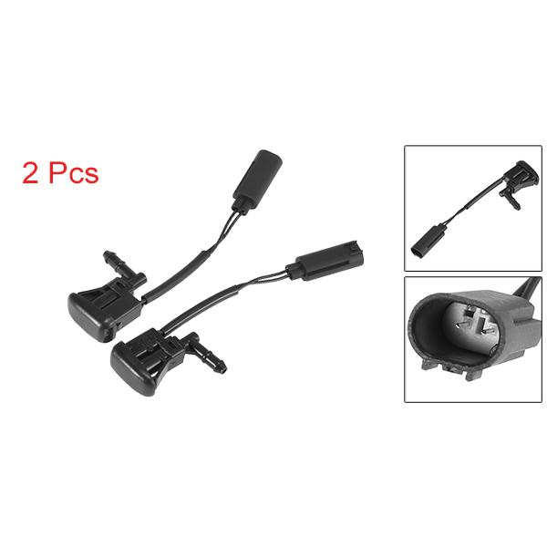 X AUTOHAUX ワイパーウォッシャーノズルスプレージェット BMWに対応 3' E46に対応 左右 61667056731 2個 ...