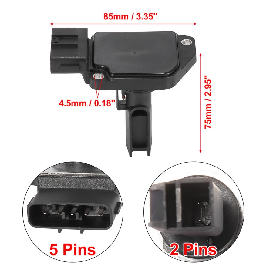 X AUTOHAUX MAFマスエアフローメーターセンサー 22204-0C010 22204-75010 Toyotaに対応 Tacomaに ...