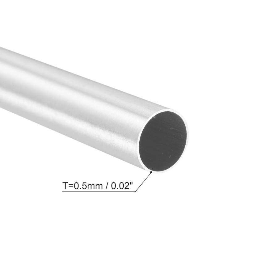 uxcell 304ステンレス鋼チューブ SS304パイプ 304ステンレス鋼管 14mm OD 0.5mm 肉厚 300mm長さ 2本入り ...